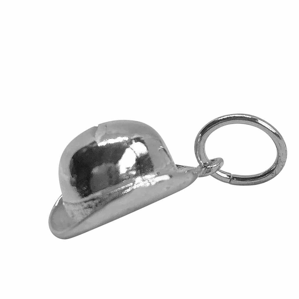 Silver Bowler Hat Charm – Paul Taylor Jewellers